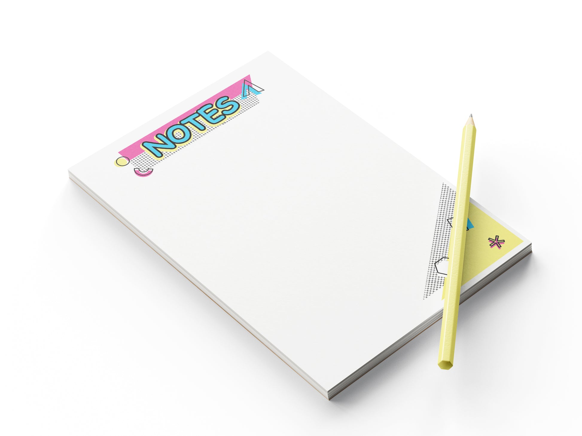 90s Inspired Notepad – Sunshine Smile Prints